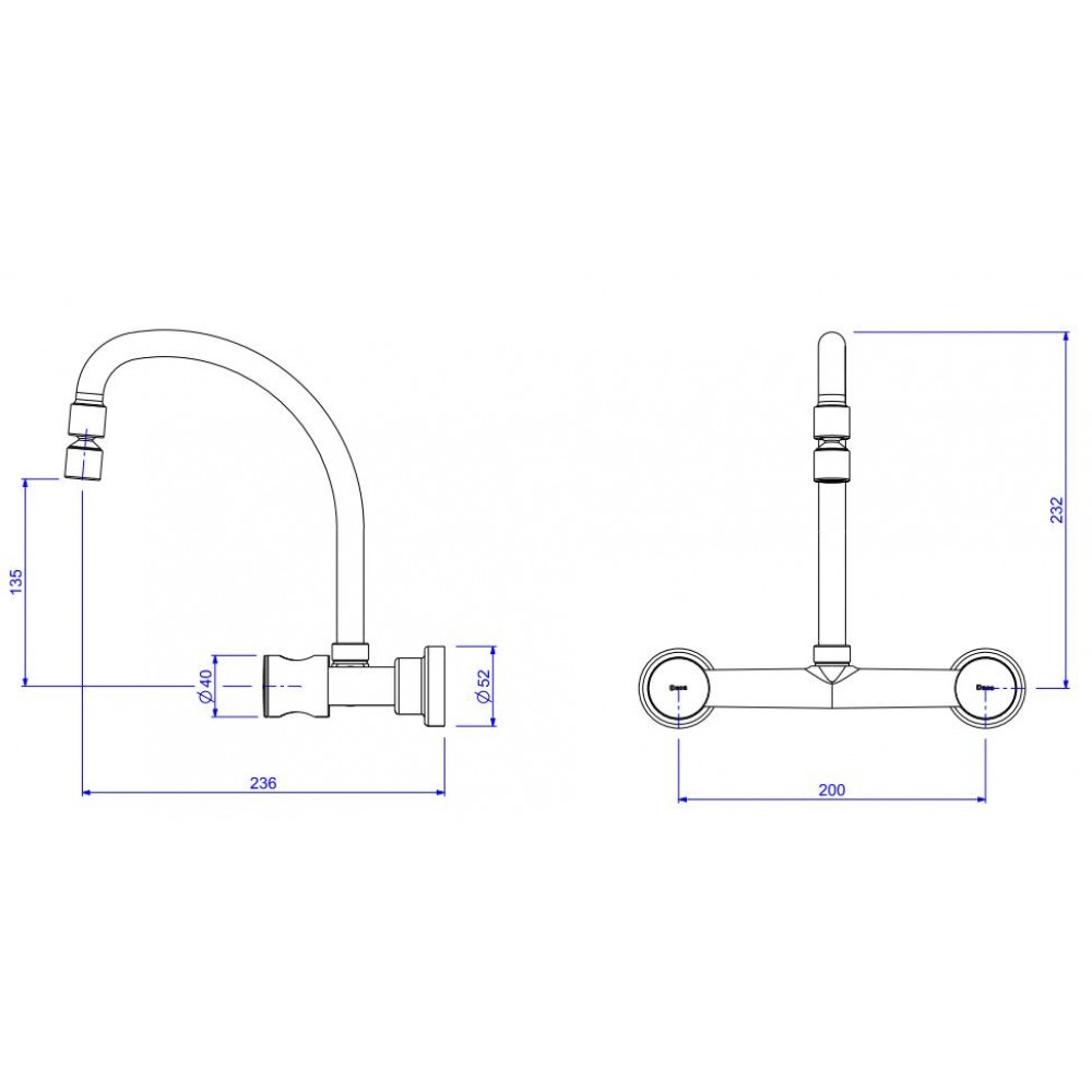 Misturador Pia Parede Bica Movél Aspen Deca 1258.C35 - Deca - Cozinha ...